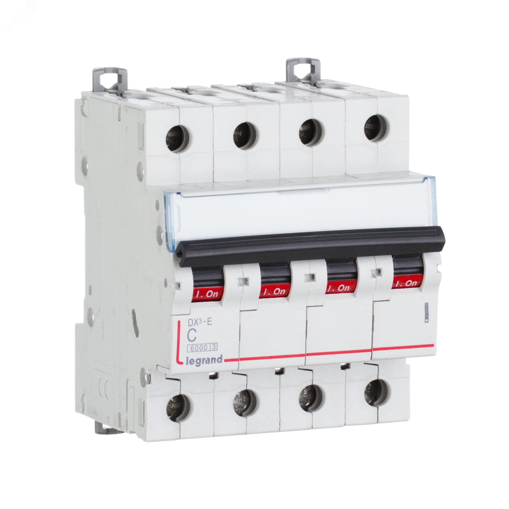 Выключатель автоматический четырехполюсный 40А C DX3-E 6kA/6kА артикул ...