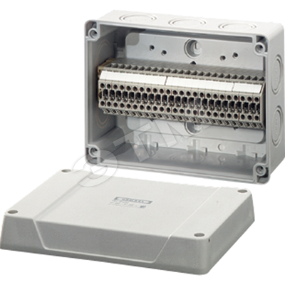 Коробка клеммная 125х167х82 IP65 серая 24х1.5-4 кв.мм артикул RK 9104 ...