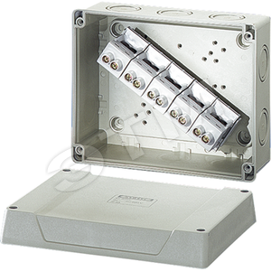 Купить Коробка клеммная 5 положений до 25/35мм2 160х200х98 IP66 серая ...