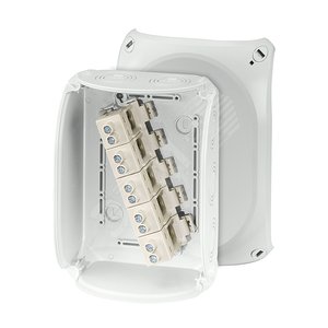 Коробка клеммная 5 положений до 35мм2 155х210х92 IP66/67 серая стойкая ...