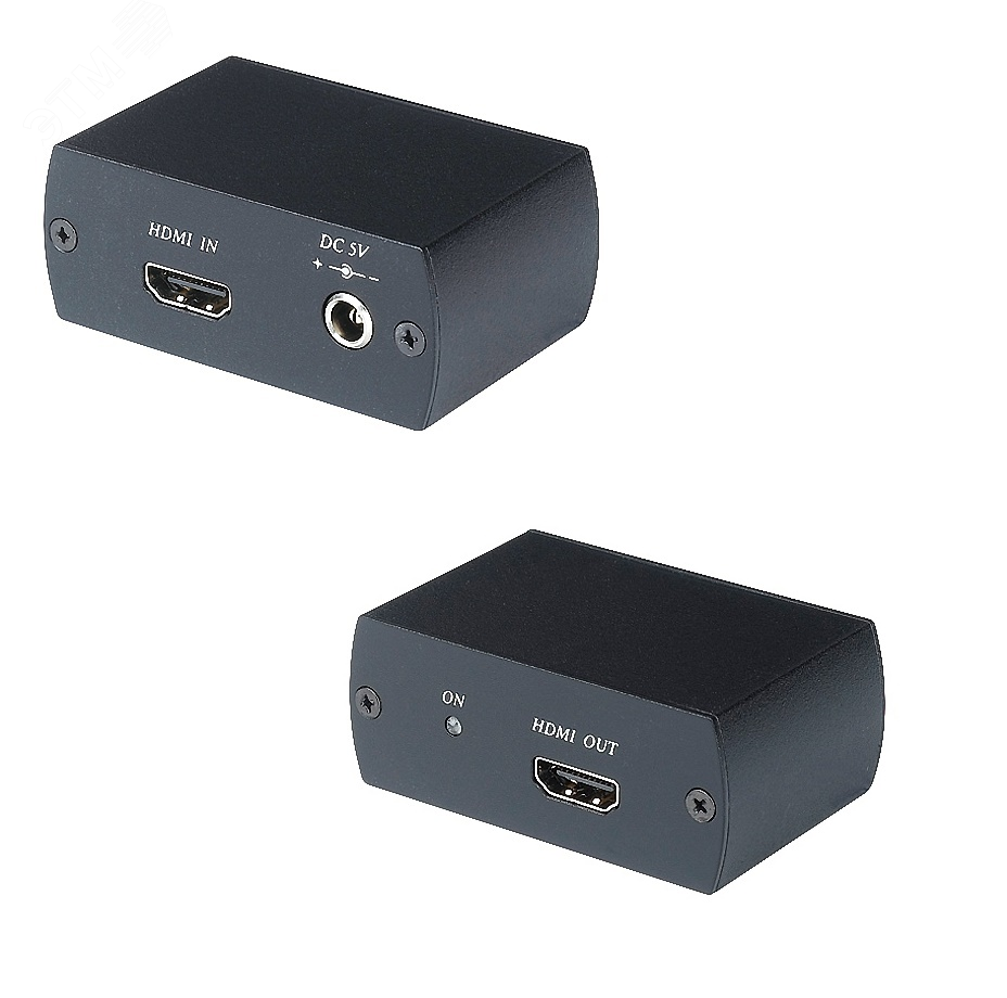 Усилитель HDMI сигнала (удлинитель). Позволяет передать HDMI сигнал на ...
