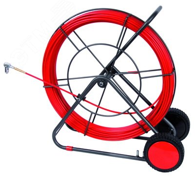 Устройство закладки кабеля д.9мм длина 100 м на вращающемся барабане ...