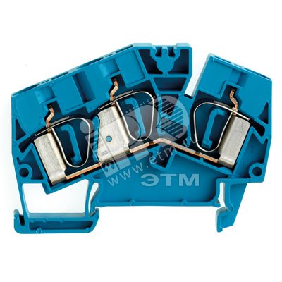 Проходная клемма ZDU 6-2/3AN BL артикул 1771420000 Weidmueller - купить ...