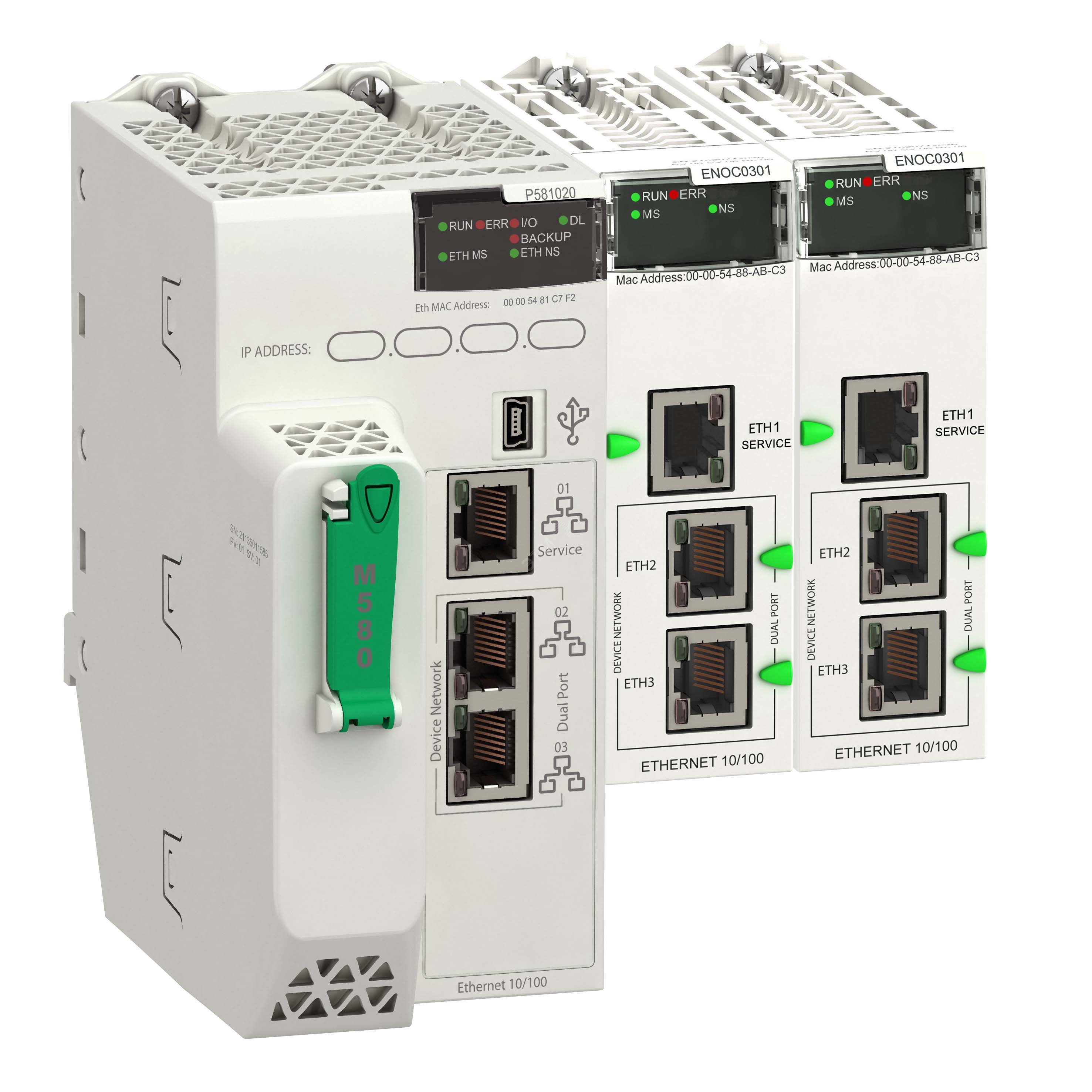 Процессор M580 уровень 30-DIO и RIO Schneider Electric купить цена