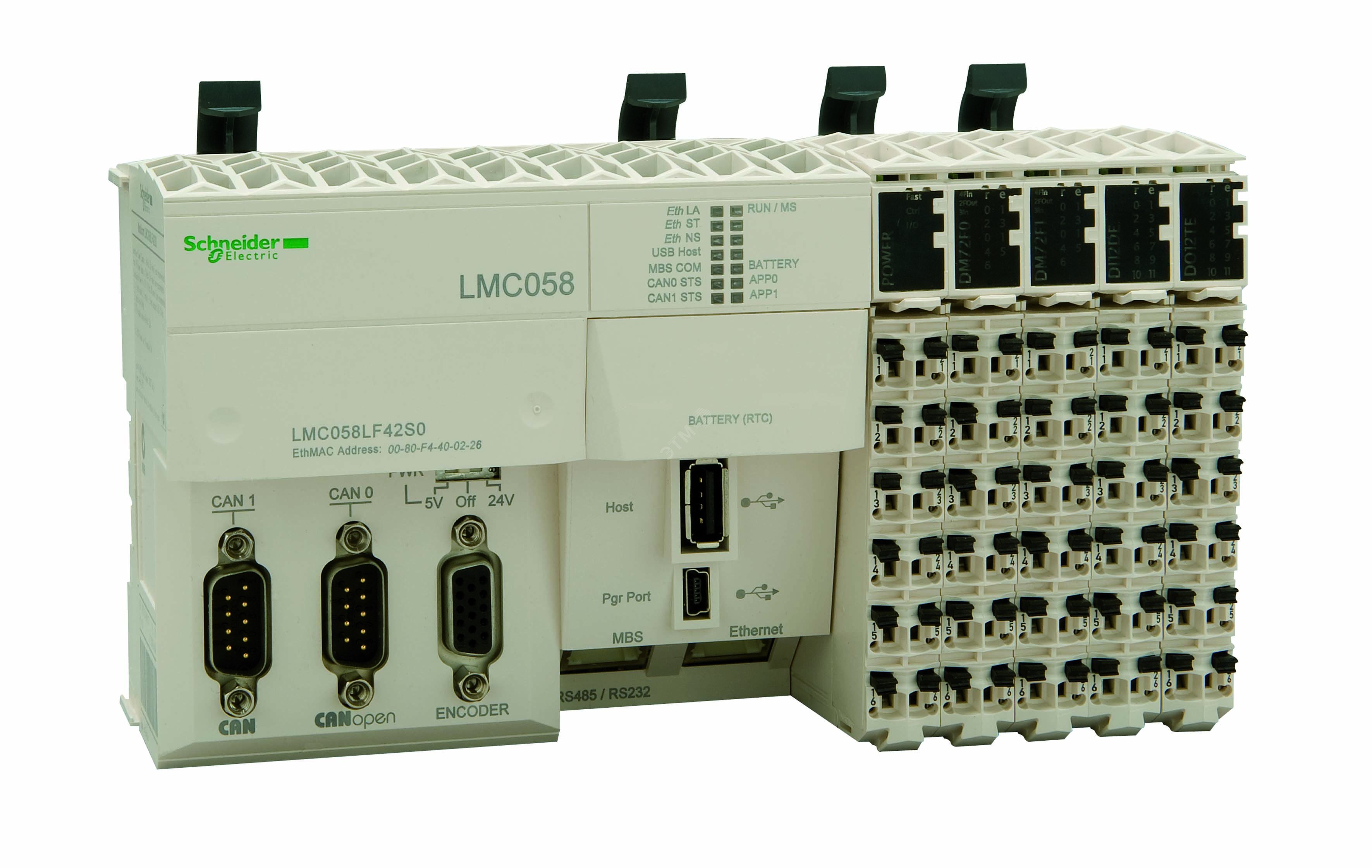 Контроллер LMC058 ETH/2CAN/MOTION/42DIO Schneider Electric купить цена