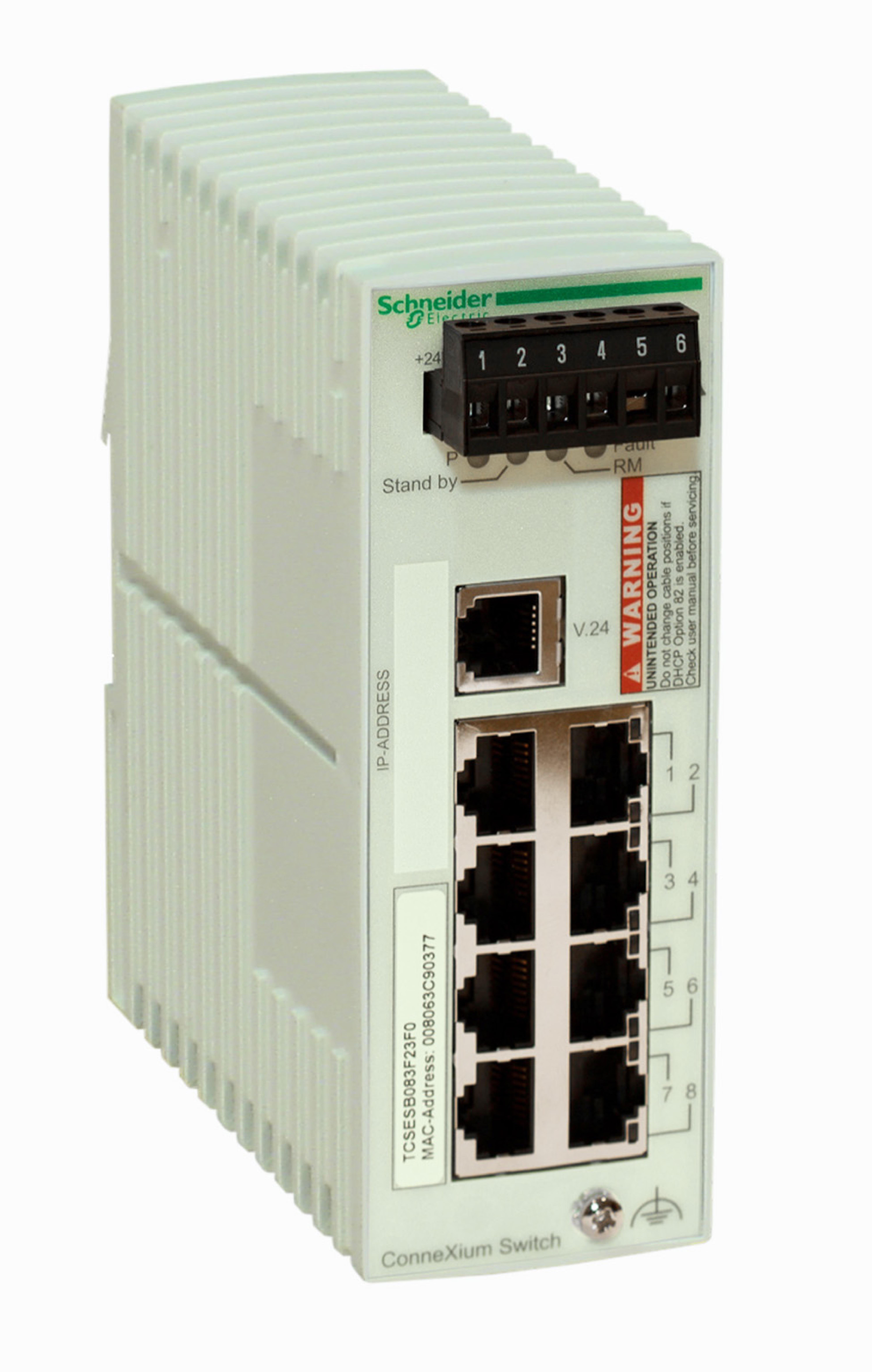 Коммутатор (Managed) 6TX/2FX-MM бюджетный (TCSESB083F2CU0) Schneider ...