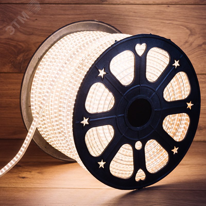 LED Лента уличная 220В, 6.5x15мм, IP67, SMD 3014, 240 LED/м, Теплый ...