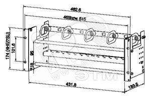 Несущая для модулей 19'/4 артикул 6690 1 371-00 Krone - купить в Москве ...