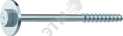 Шуруп по бетону MMSplus-S 7,5x 60 с шестигранной головкой SW13 ZN ...