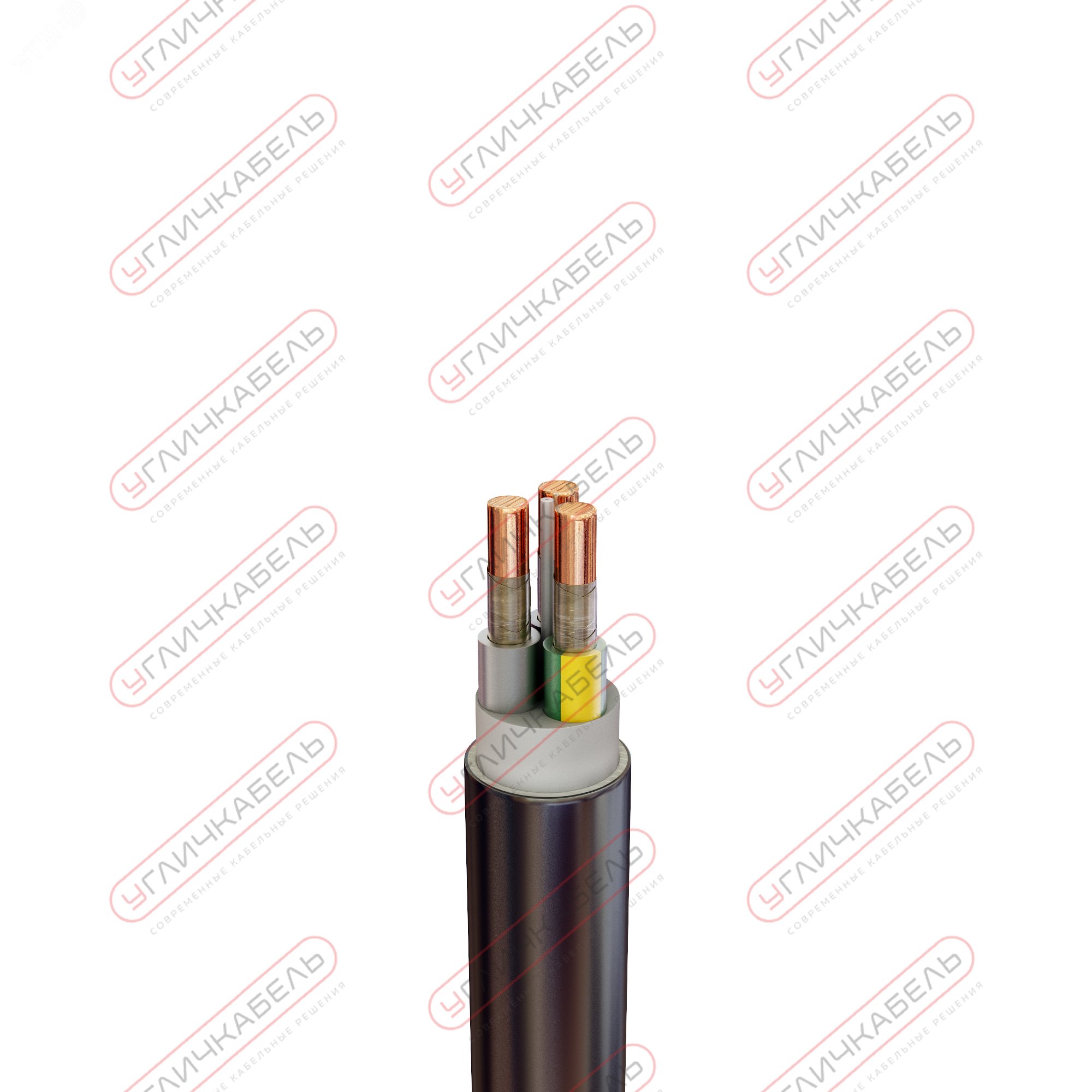 Кабель ВВГнг(А)-FRLS 3х2.5 (N.PE)-0.660 однопроволочный Угличкабель ...