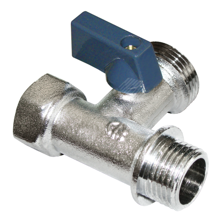 Кран шаровой трехпроходной ВНН 1/2x3/4x1/2 артикул 01175 AQUALINK ...
