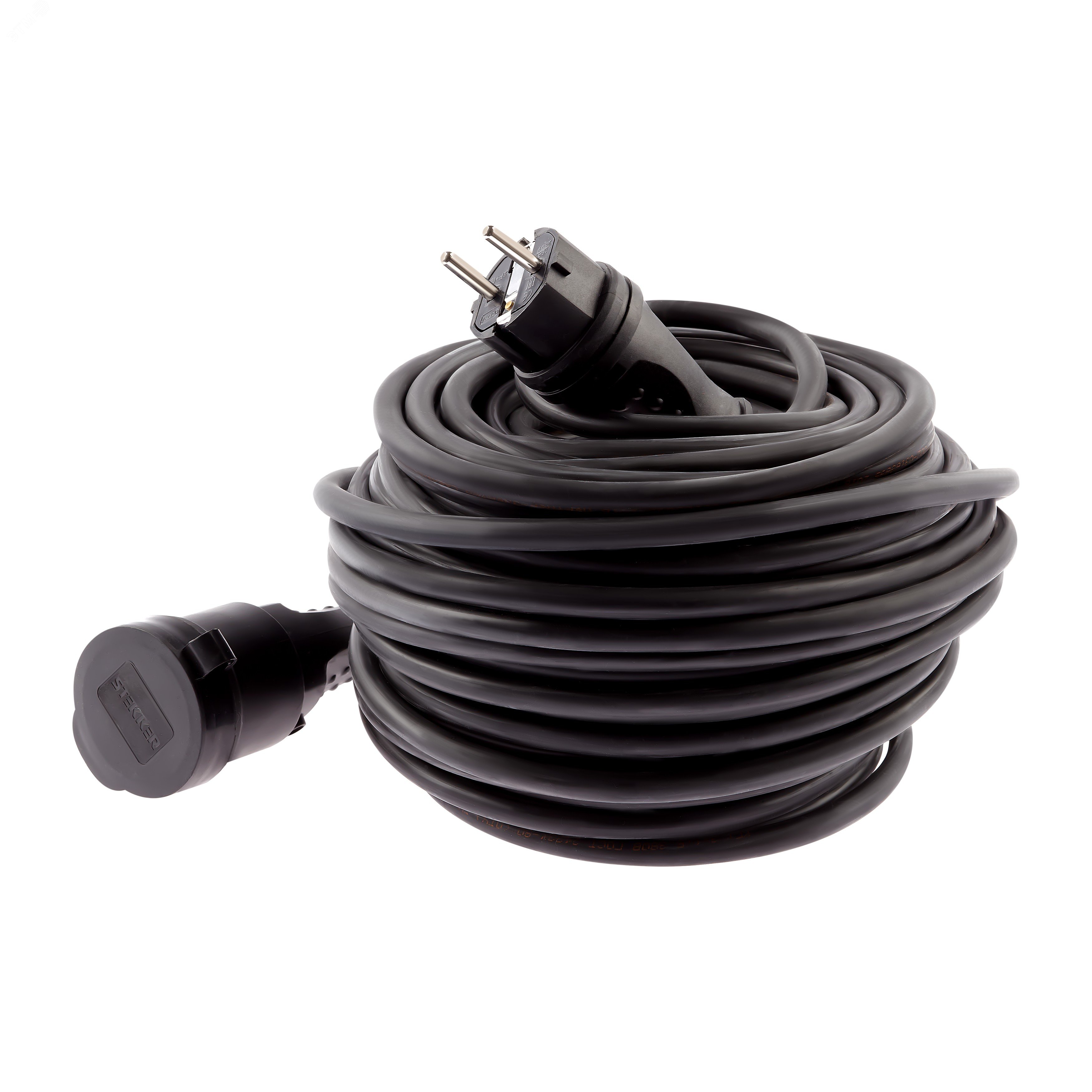 Удлинитель силовой UPx-1e-3x2,5-50m-IP44(KG) в бухте с заземлением 1 ...