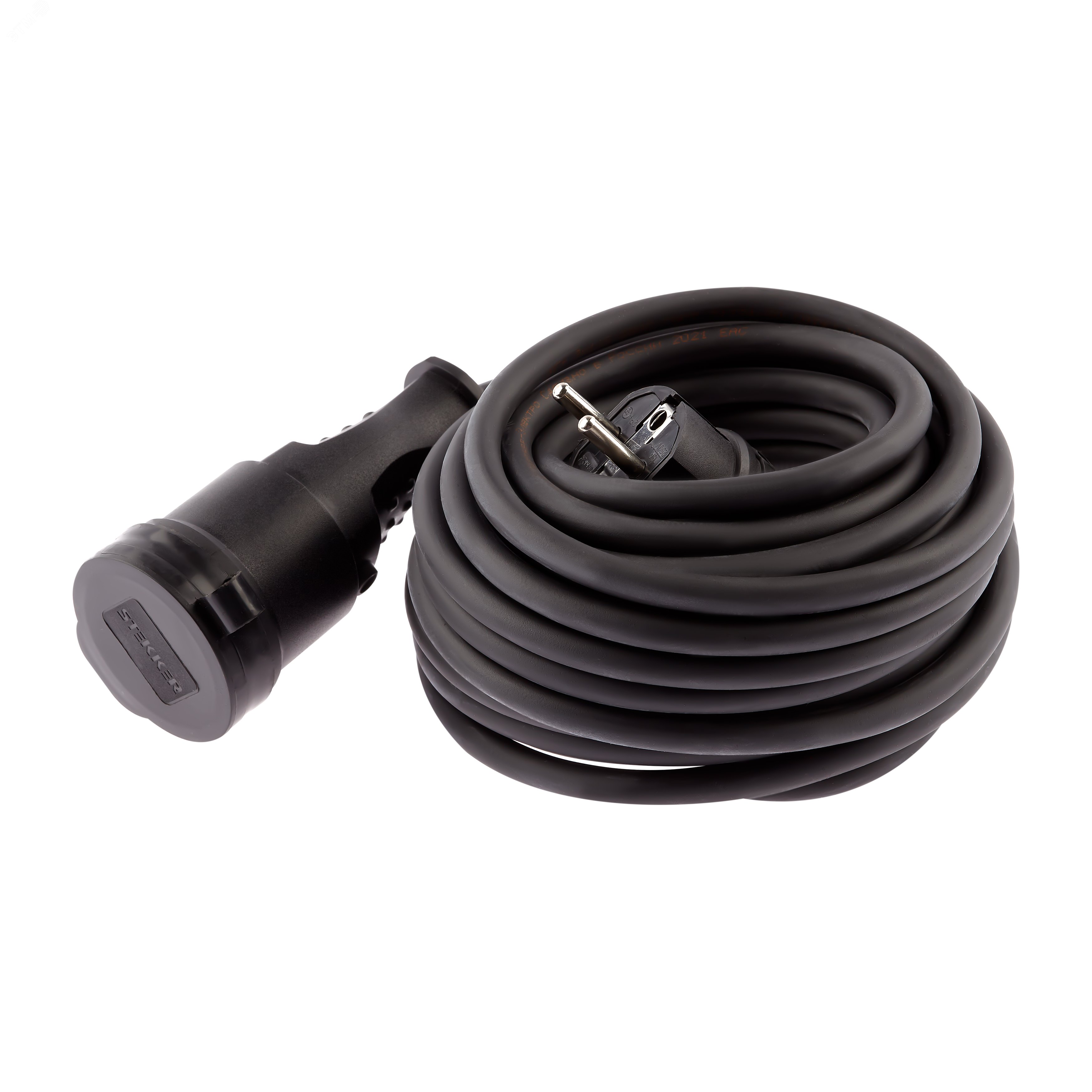 Удлинитель силовой UPx-1e-3x1,5-10m-IP44(KG) в бухте с заземлением 1 ...