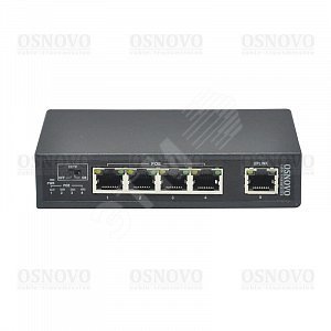 Коммутатор PoE Fast Ethernet на 5 портов 4хFE (10/100 Base-T) с ...