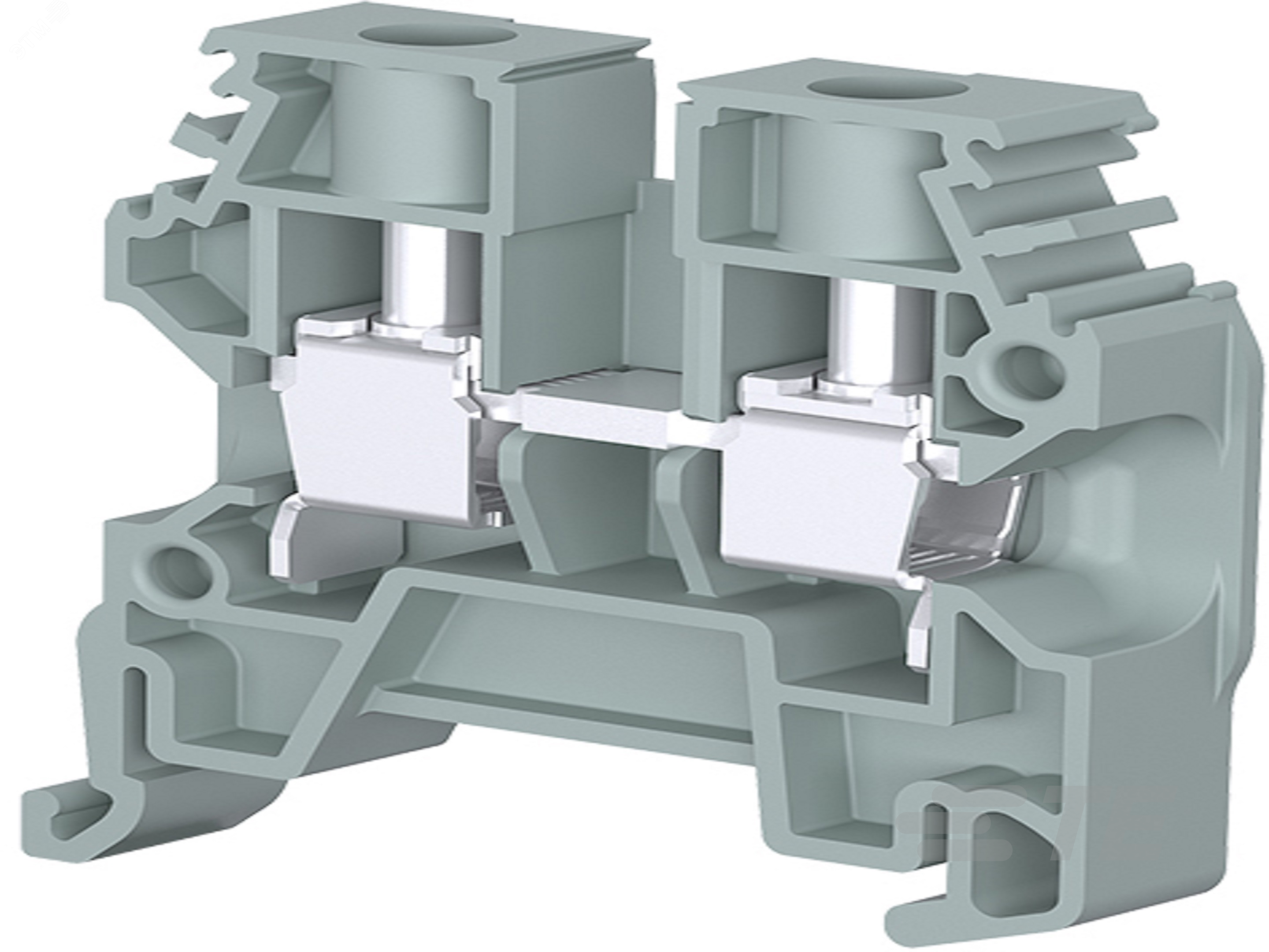 Клемма C6/8 винтовая, 6 мм, серая артикул 1SNL608010R0000 TE ...