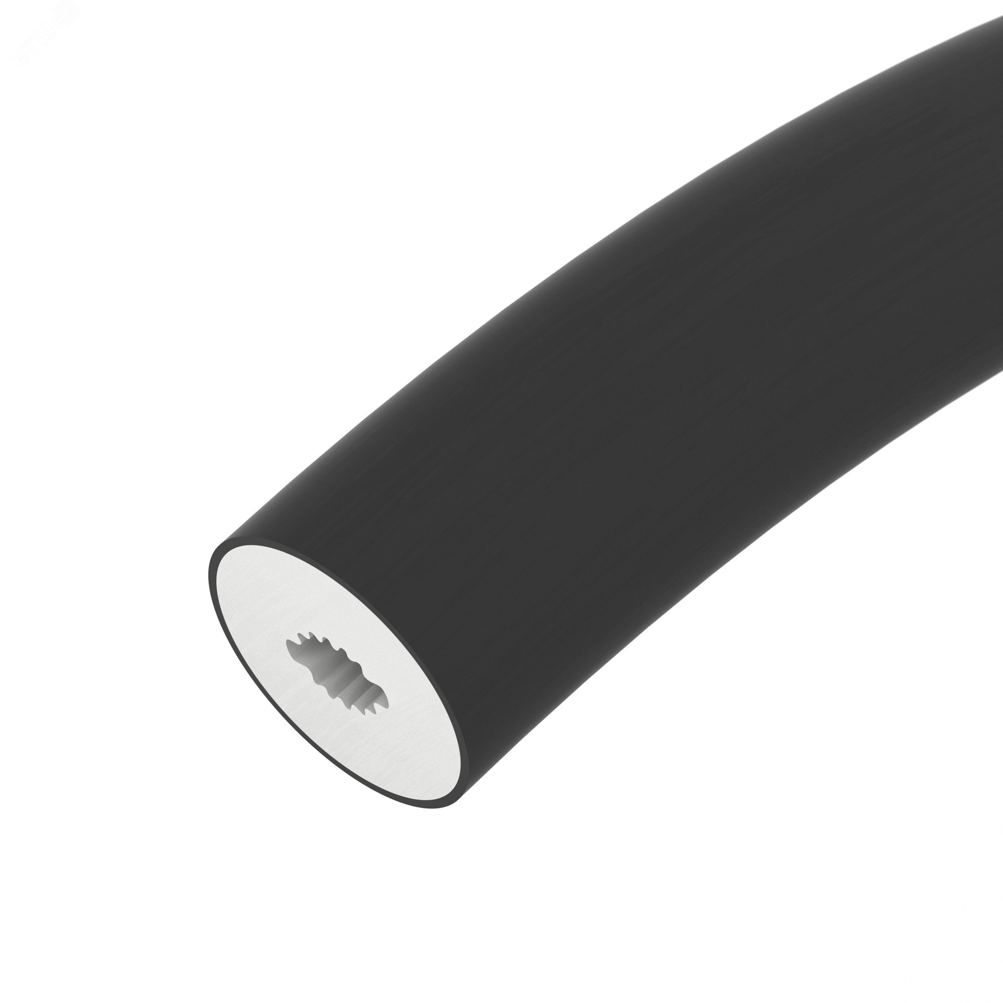 Силиконовый профиль WPH-FLEX-D22-360deg-S8-5m BLACK (Arlight, Силикон ...