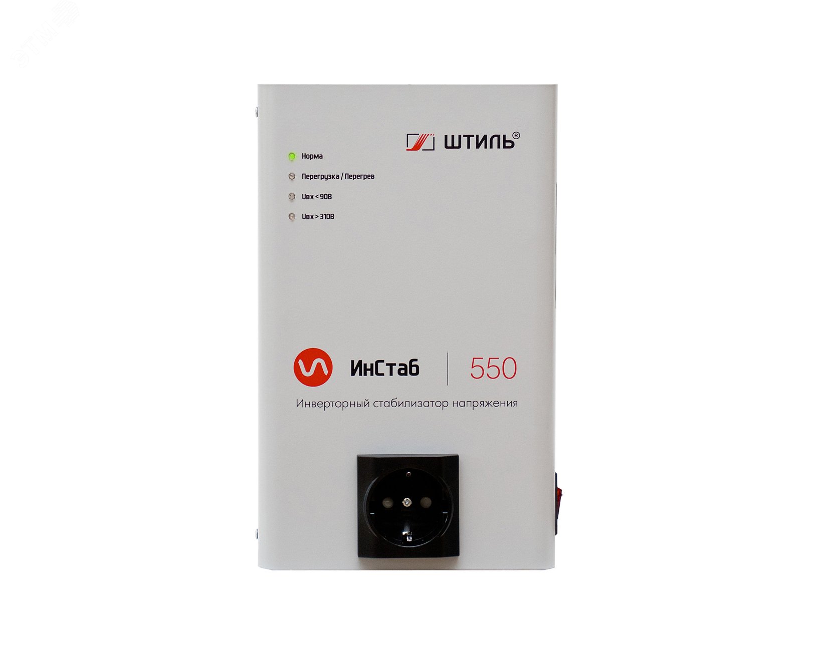 Стабилизатор переменного напряжения ИнСтаб инверторный 550 ВА/400 Вт, 230В, з/у 2.5А, однофазный ...
