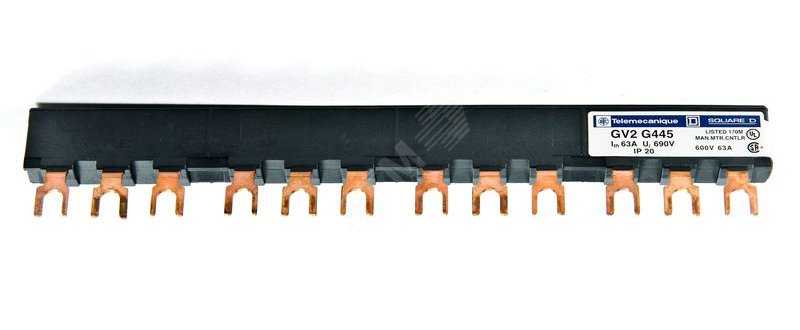 Комплект трехполосных шин 4х45мм артикул GV2G445 Schneider Electric ...