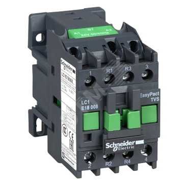 Контактор E 4P 2НО+2НЗ 32А 24В 50/60Гц артикул LC1E18008B7 Schneider ...