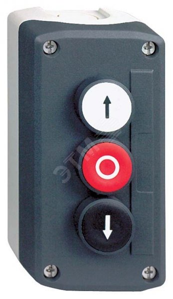 Пост кнопочный 3 кнопки IP65 2НО+1НЗ артикул XALD324 Schneider Electric ...