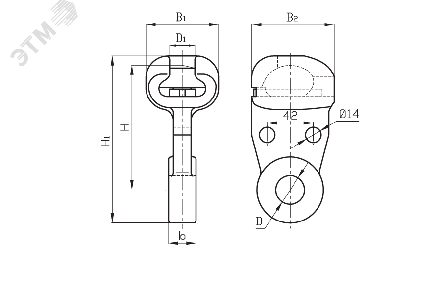 Ушко У1-16-20 артикул 00000000617 МЗВА - купить в Москве и РФ по цене ...