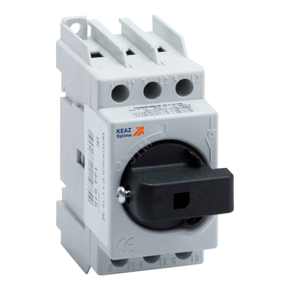 Выключатель нагрузки малогабаритный OptiSwitch D-L1-40-3P артикул ...