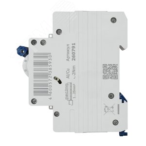 Выключатель автоматический трехполюсный 16А C 6кА AC OptiDin BM63-3C16-УХЛ3 артикул 260791 КЭАЗ ...