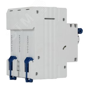 Выключатель автоматический трехполюсный 16А C 6кА AC OptiDin BM63-3C16-УХЛ3 артикул 260791 КЭАЗ ...