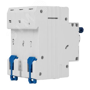 Выключатель автоматический трехполюсный 50А C 6кА AC OptiDin BM63-3C50-УХЛ3 артикул 260800 КЭАЗ ...