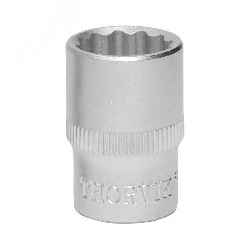 Головка торцевая 12-гранная 1/4''DR, 9 мм артикул S11S12090 Thorvik ...