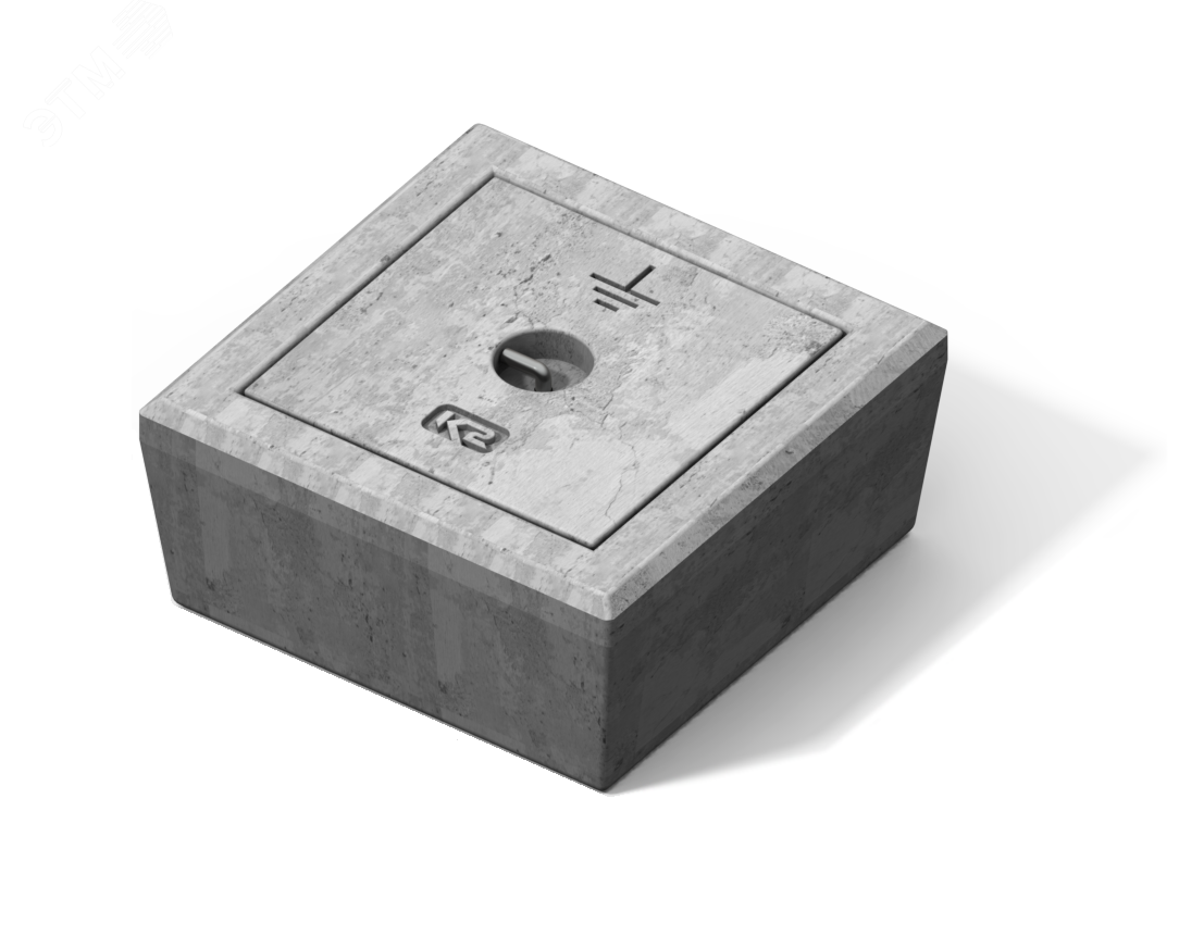 К2М-301-PC350 Колодец инспекционный 350*350*160 мм, бетон артикул ...