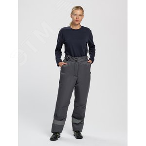 Брюки зимние женские Вьюга СОП (ткань Смесовая,210), темно серый,52 ...