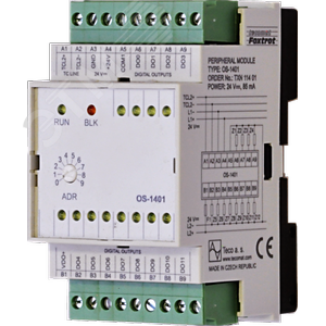 Модуль дискретных выходов OS-1401 OS-1401,12xDO 24 VDC, общая клемма ...