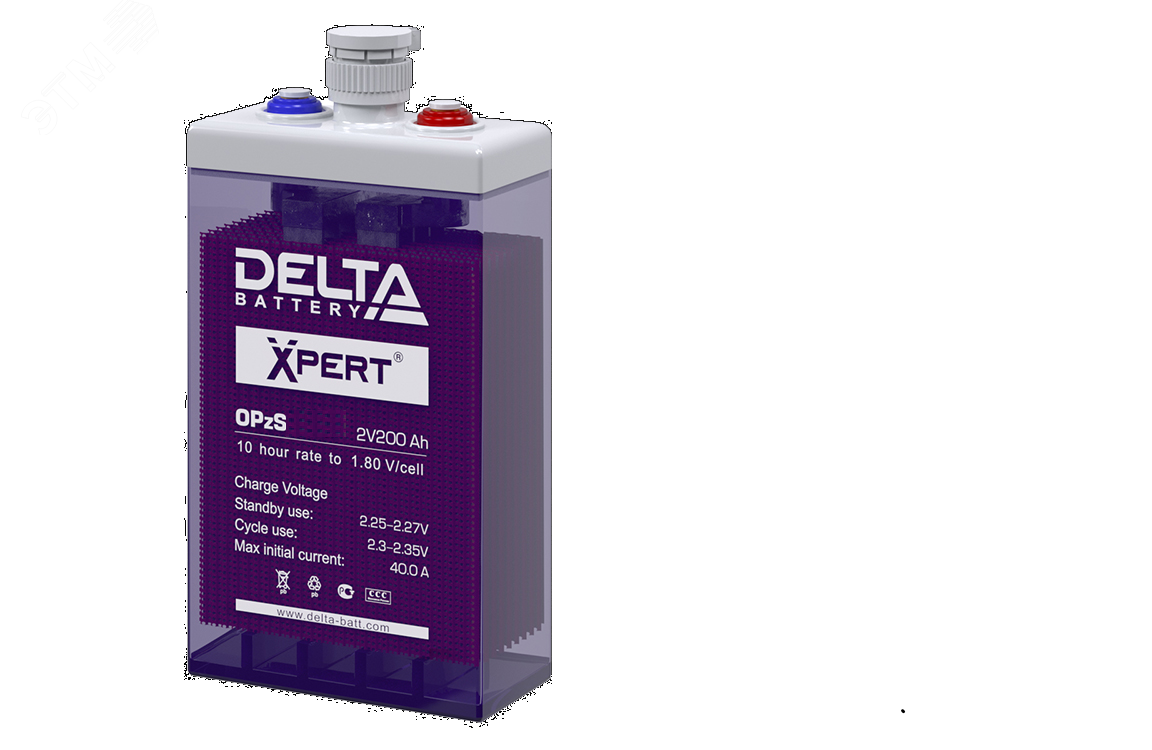 Аккумуляторная батарея OPzS 490 артикул OPzS 490 Delta Xpert - купить в Москве и РФ в интернет ...