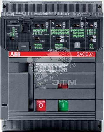 Выключатель автоматический X1N 630 PR332/P LSIRc In=630A 3p F F артикул ...