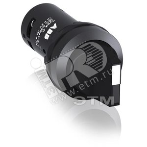 Переключатель C2SS2-10B-10 двухпозиционный черный 1НО (90 градус ) с ...
