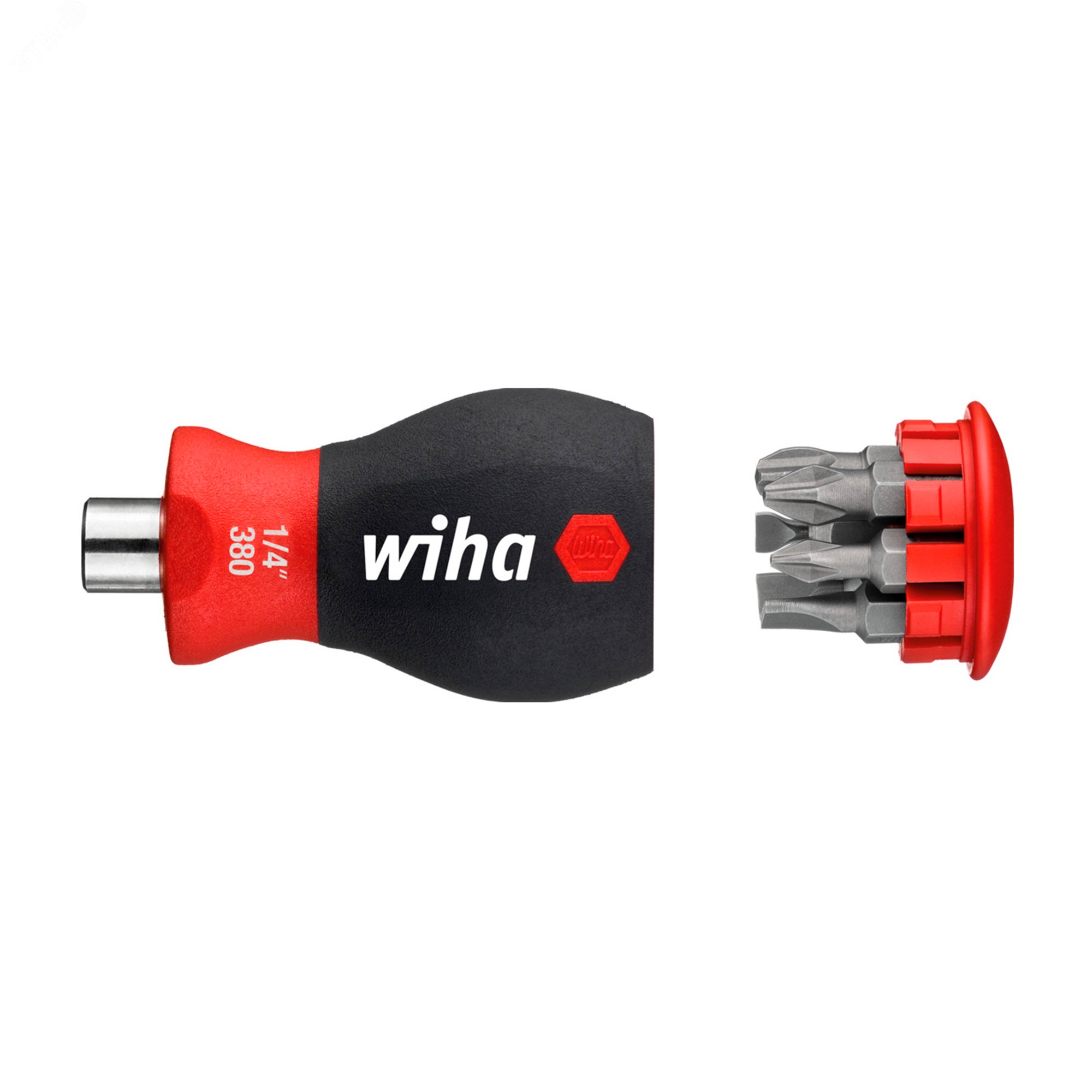 Отвертка с насадками Stubby SL/PH 57мм 6шт 3801-01 артикул 33736 Wiha ...