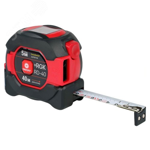 Лазерная рулетка RD-40 с дальномером артикул 774871 RGK - купить в Москве и РФ по цене 2691.00 ...