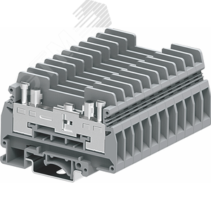Клемма UK испытательная с проводной колонкой, сечение 6 мм. кв., серая ...