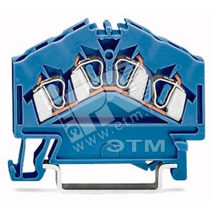 Клемма 4-х проводная проходная артикул 280-656 WAGO - купить в Москве и ...