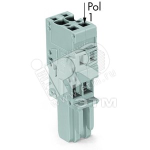 Розетка 2-пол. серая артикул 769-102 WAGO - купить в Москве и РФ по ...