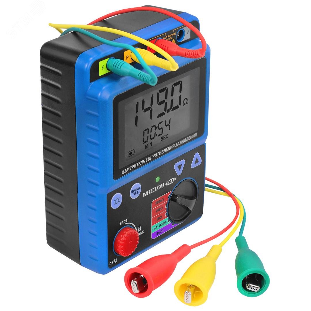 Измеритель сопротивления заземления 13123 артикул к0000397105 МЕГЕОН ...