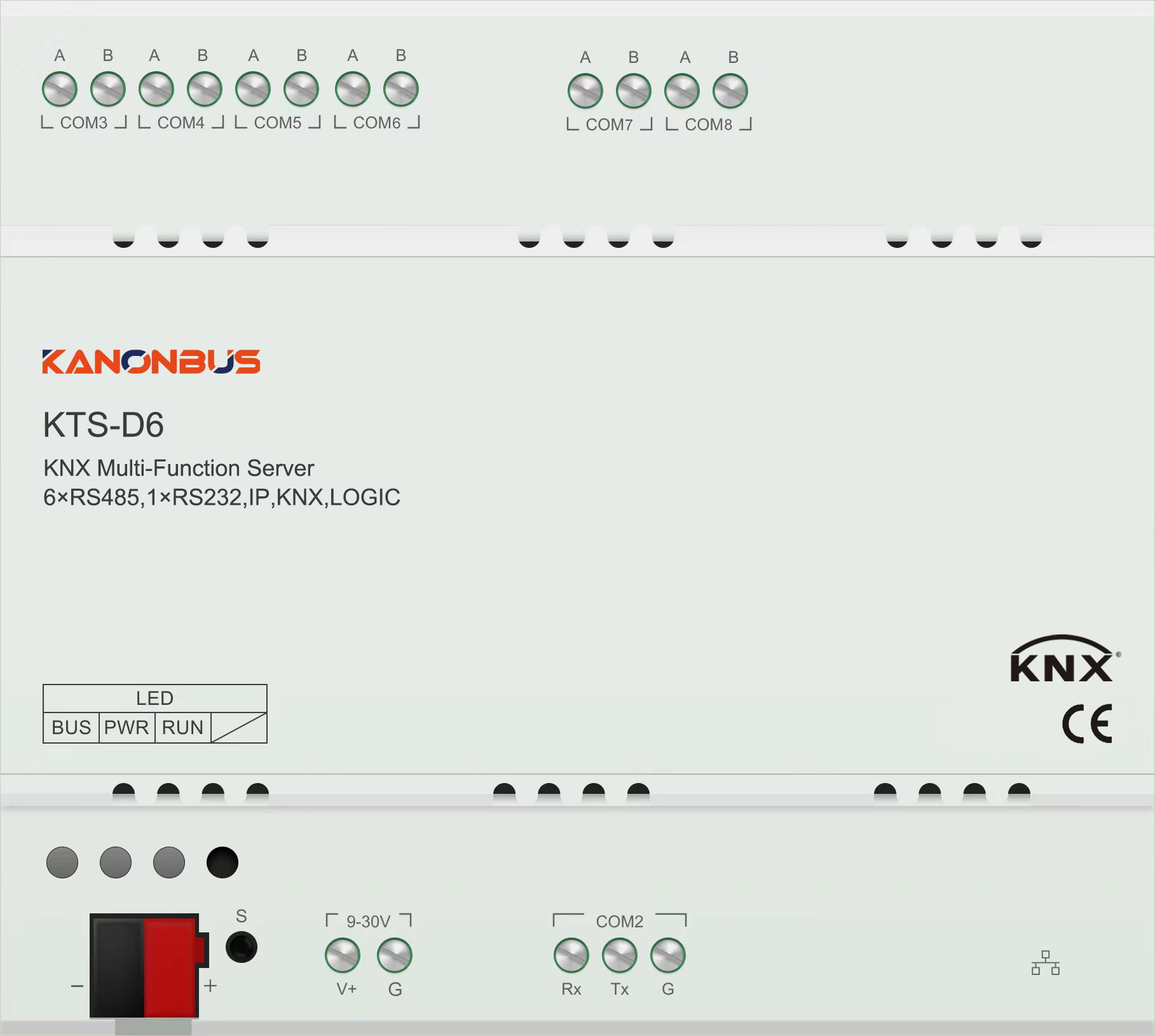 Хост многофункциональный KNX, 6 x RS485, 1 x IP, 1x KNX, голосовое управление, дистанционное ...