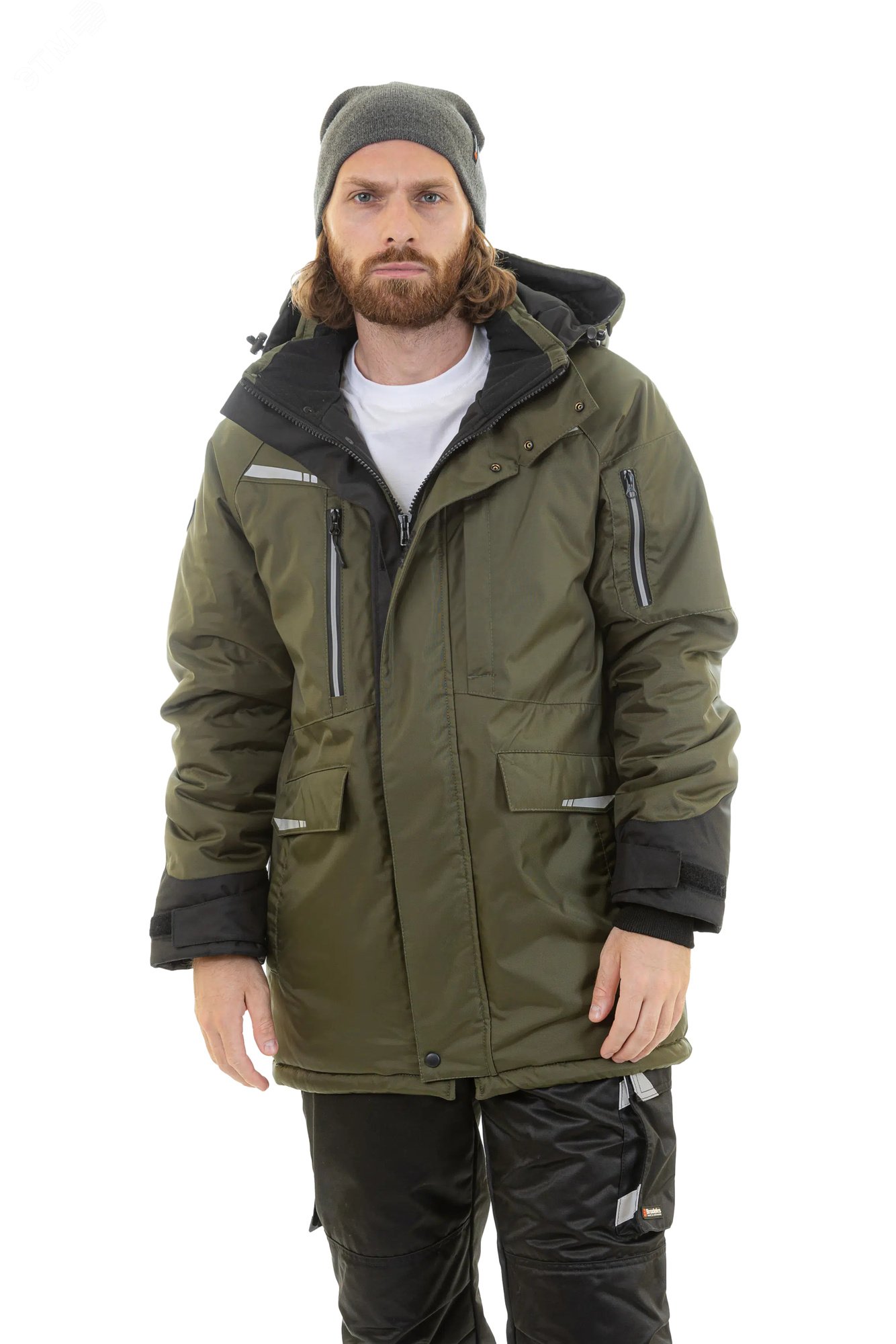 Зимняя куртка-парка Brodeks KW215 , хаки (3XL) артикул KW215 Brodeks - купить в Москве и РФ по ...