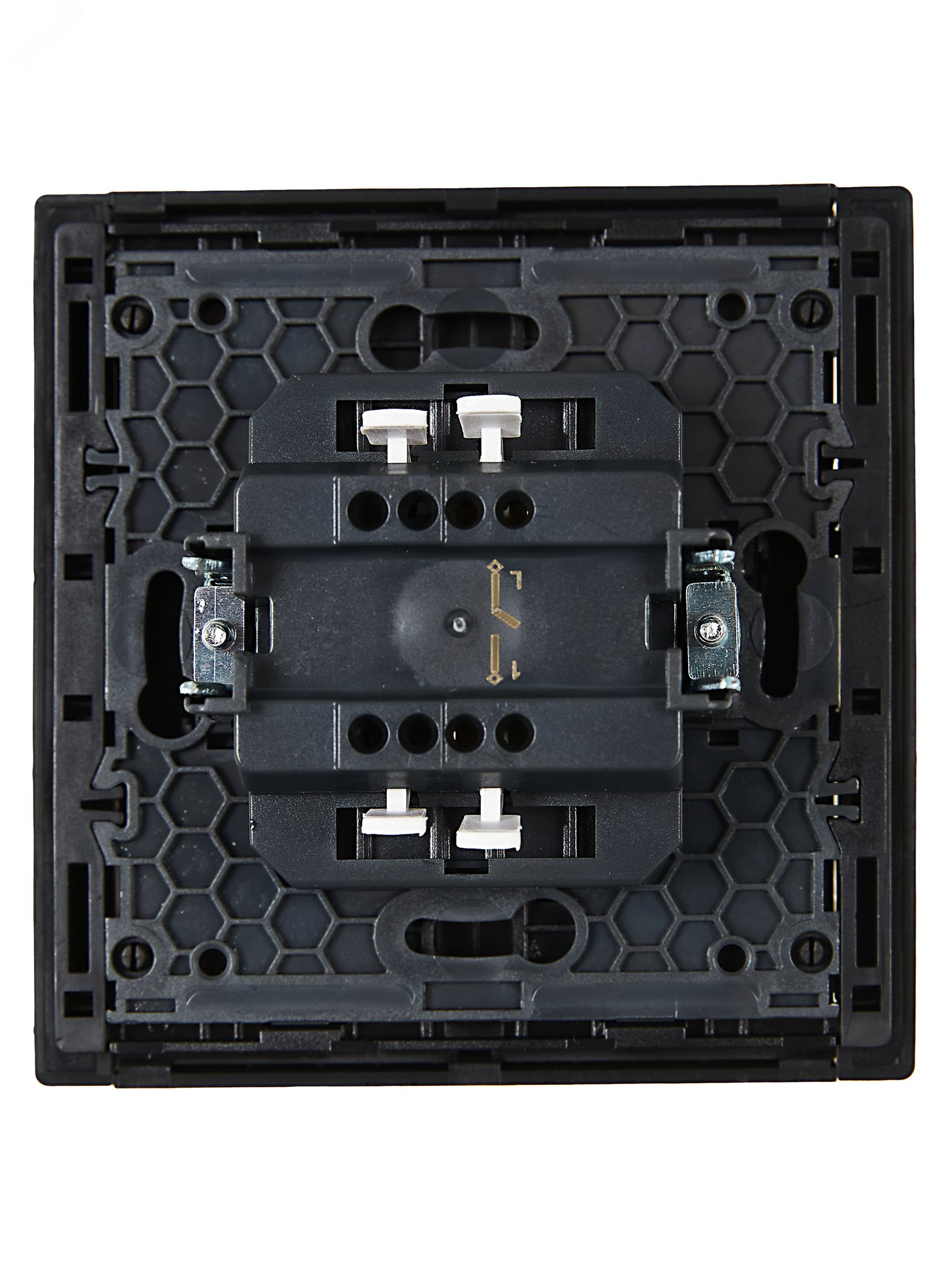 FORTE&PIANO Выключатель 1-клавишный 10А FP101 черный IEK артикул FP-V10 ...