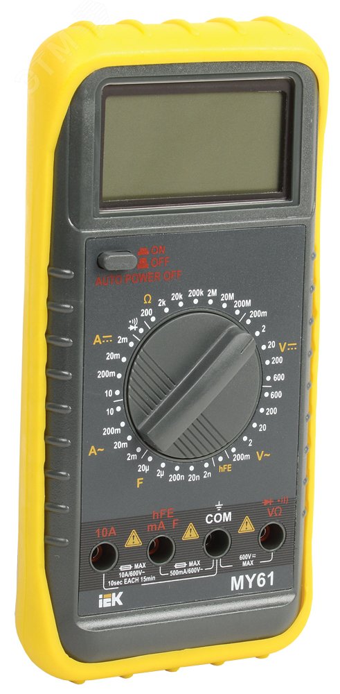 Мультиметр цифровой Professional MY61 артикул TMD-5S-061 IEK - купить в ...