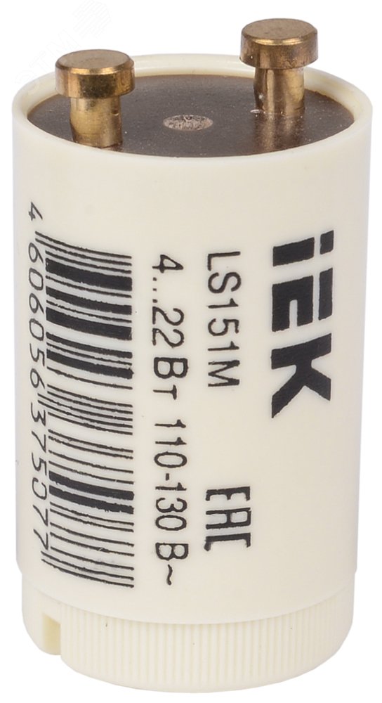 Стартёр LS151M 4...22Вт., 110-130В IEK артикул LLD151-LS-22 IEK ...