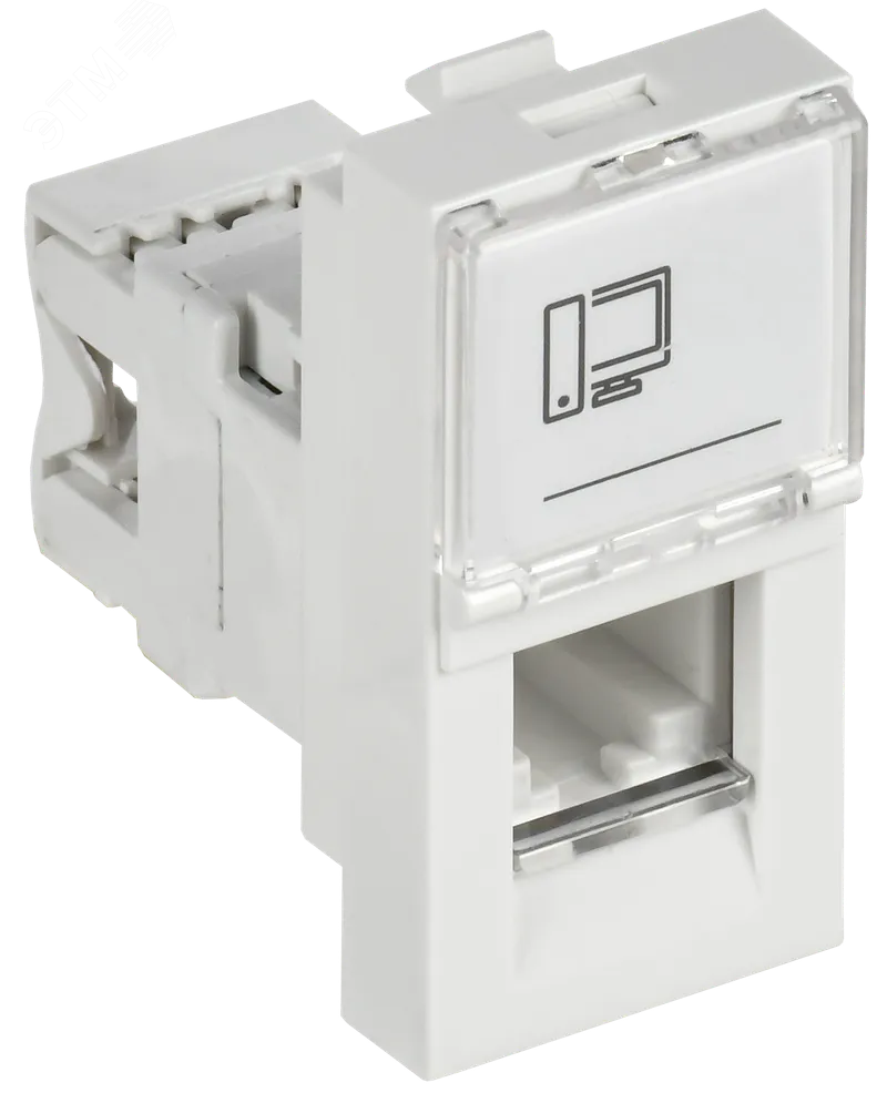 PRIMER РКИ-10-00-П-6 Розетка компьютерная RJ45 UTP кат.6 (1 модуль ...