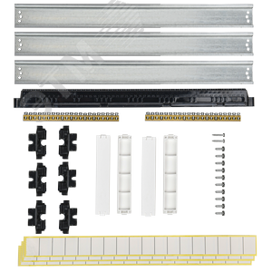 Корпус пластиковый встраиваемый на 36 модулей ЩРВ-П-36 IP41 TEKFOR черная прозрачная дверь ...