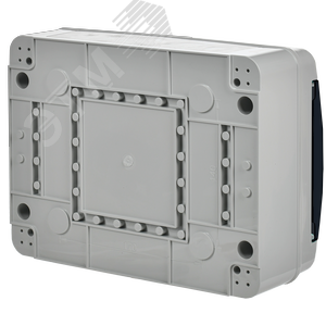 Корпус пластиковый навесной на 12 модулей КМПн-12 IP65 TEKFOR черная прозрачная дверь артикул ...